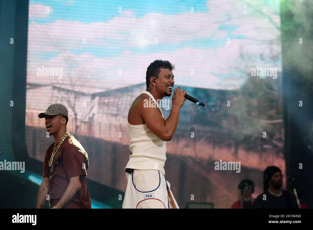 Rio de Janeiro, Brazil,September 3, 2022. Singer and rapper Shamã ...
