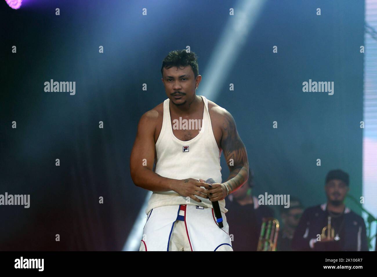 Rio de Janeiro, Brazil,September 3, 2022. Singer and rapper Shamã ...