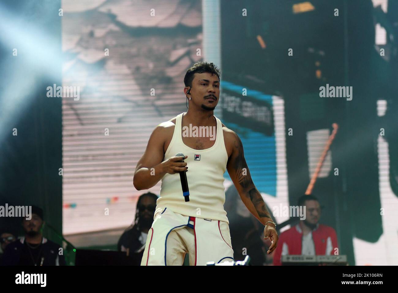 Rio de Janeiro, Brazil,September 3, 2022. Singer and rapper Shamã ...