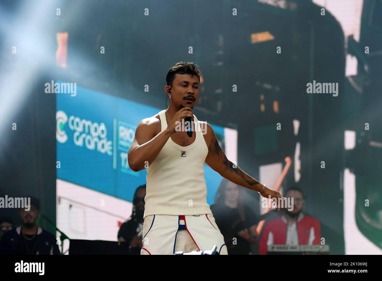 Rio de Janeiro, Brazil,September 3, 2022. Singer and rapper Shamã ...