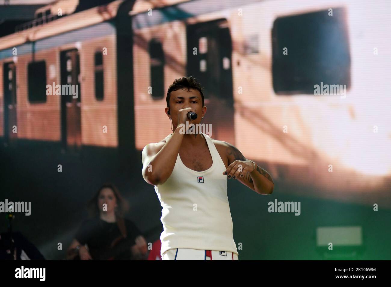 Rio de Janeiro, Brazil,September 3, 2022. Singer and rapper Shamã ...