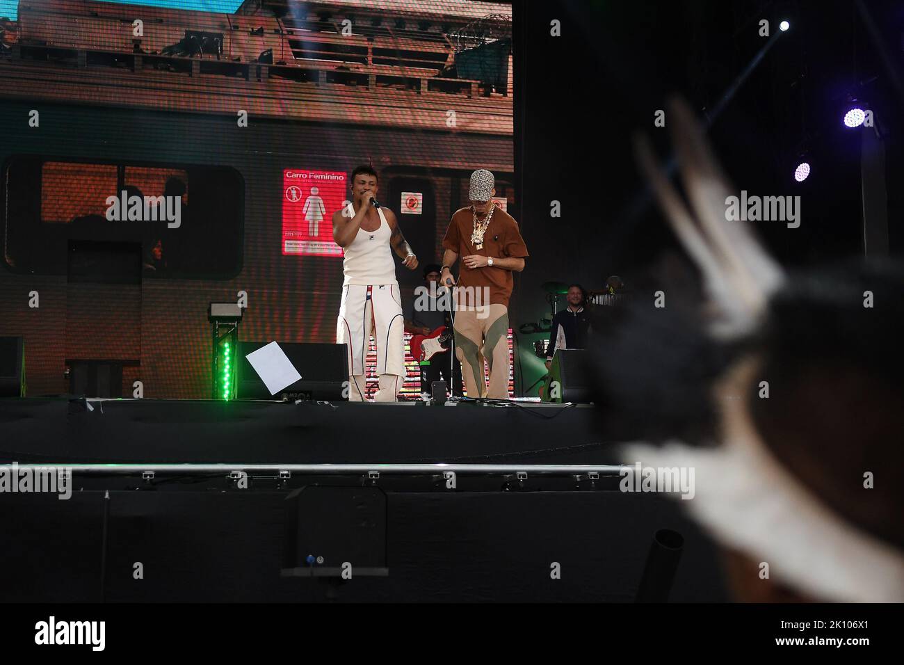 Rio de Janeiro, Brazil,September 3, 2022. Singer and rapper Shamã ...