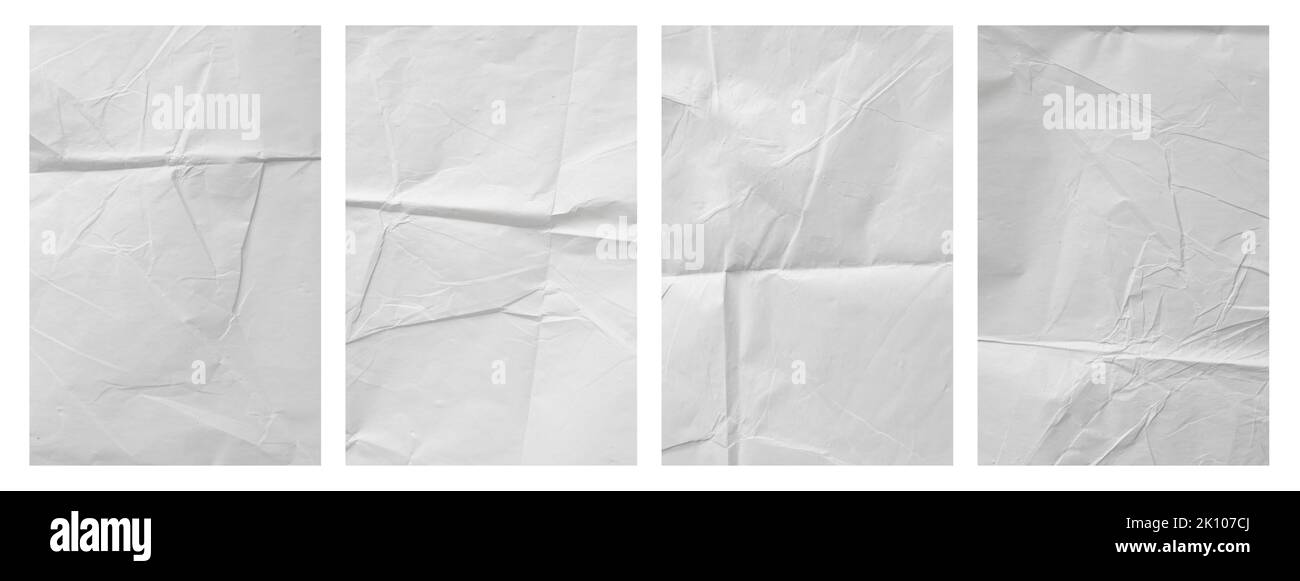 Creative background with scattered overlay of crumpled papers Stock ...