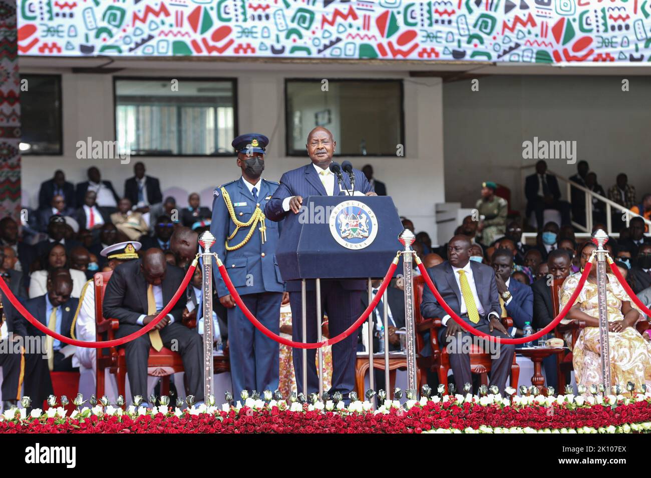 Nairobi, Kenya. 13th Sep, 2022. The Ugandan President Yoweri Kaguta Museveni who was part of the ...
