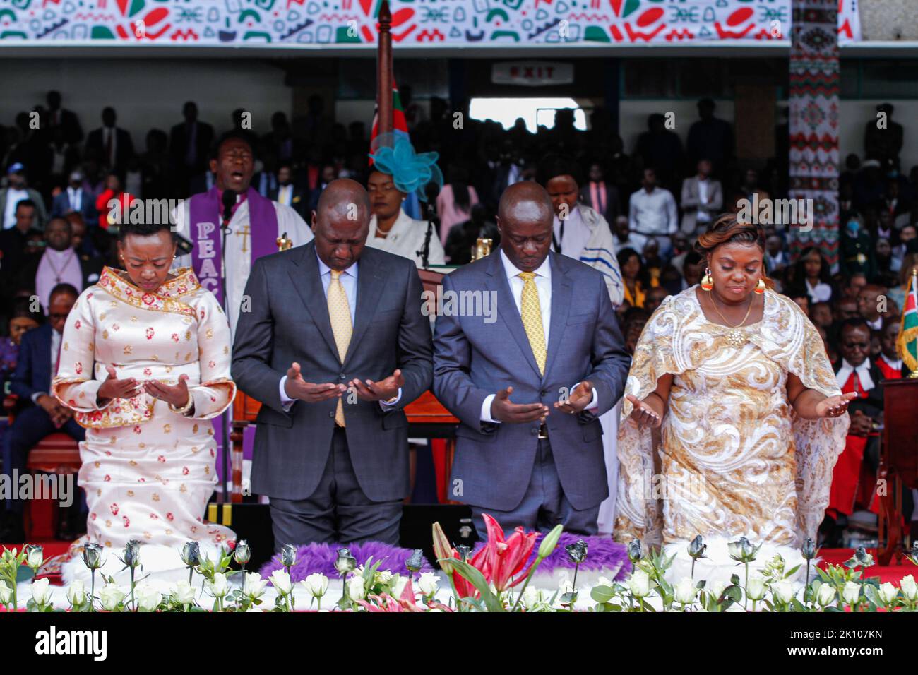 Nairobi, Kenya. 13th Sep, 2022. The 5th President of the Republic of Kenya Dr. William Ruto and ...