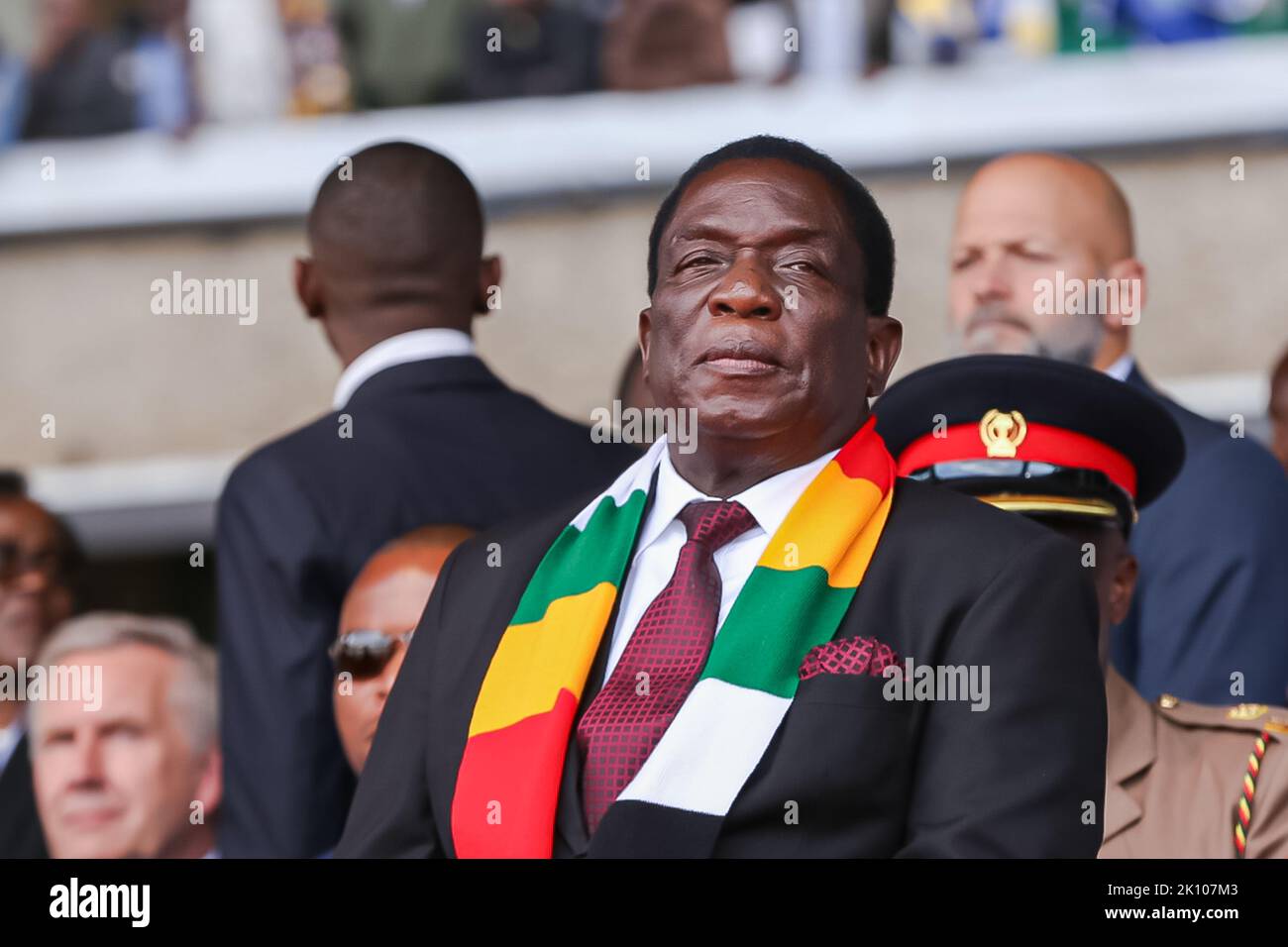 Nairobi, Kenya. 13th Sep, 2022. The President of Zimbabwe Emmerson Mnangagwa, one of the guests ...