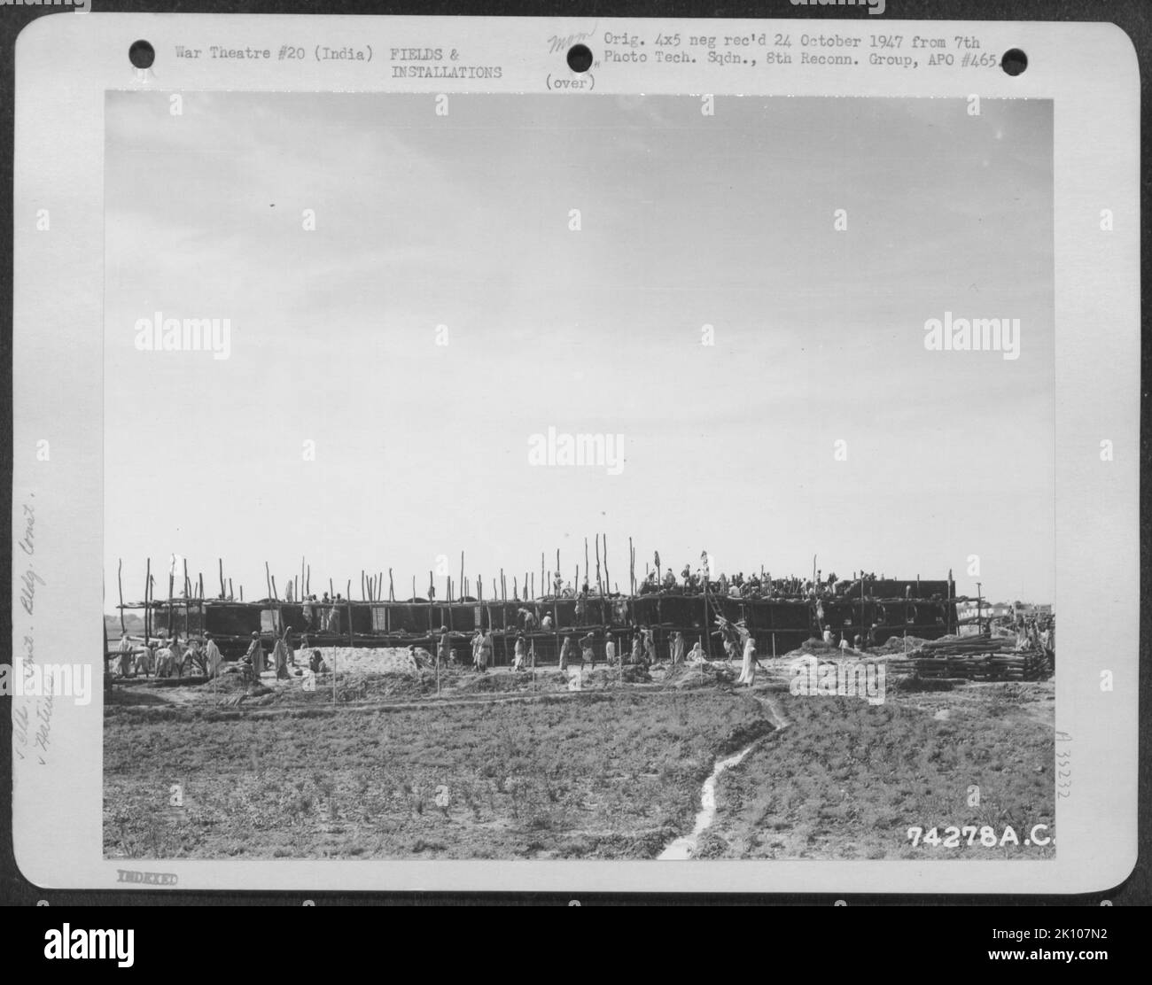 Aircraft, Burma, India &Fields & Installations,CONSTRUCTION,BUILDINGS ...