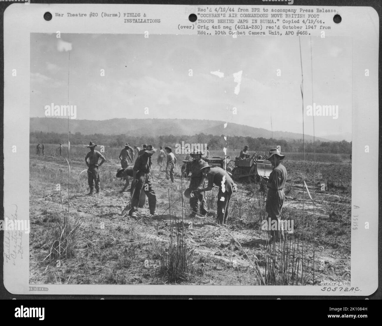 Aircraft, Burma, India &Fields & Installations,CONSTRUCTION,Air Fields ...