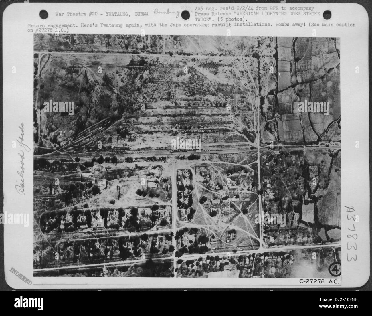 Aircraft, Burma, India & Bombing Stock Photo - Alamy