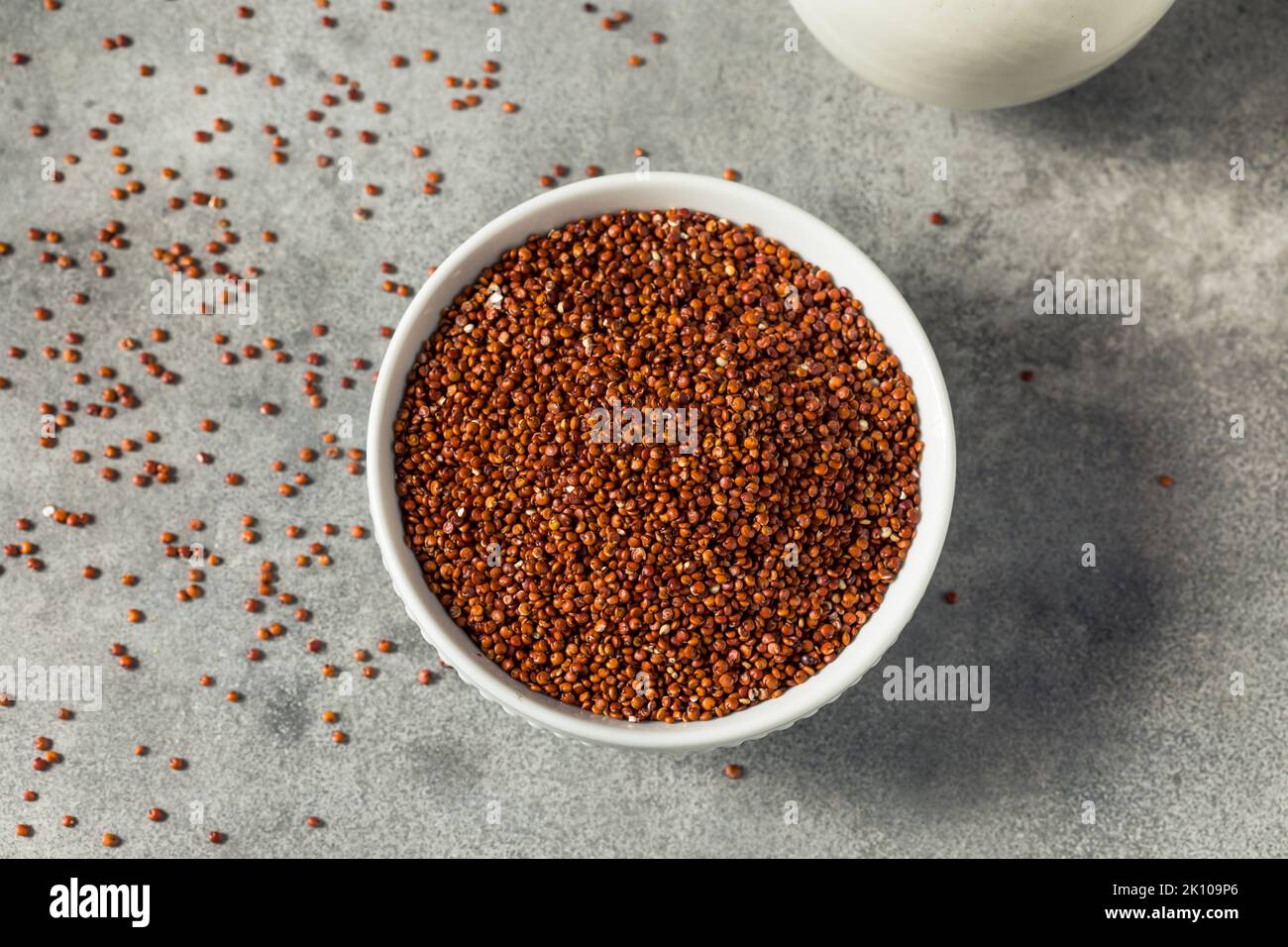 Red quinoa in wooden hi-res stock photography and images - Alamy