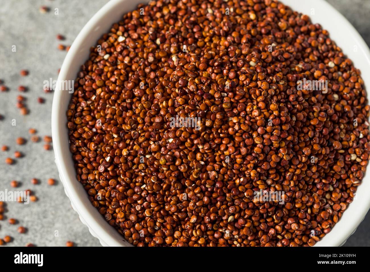 Uncooked red quinoa seeds hi-res stock photography and images - Alamy
