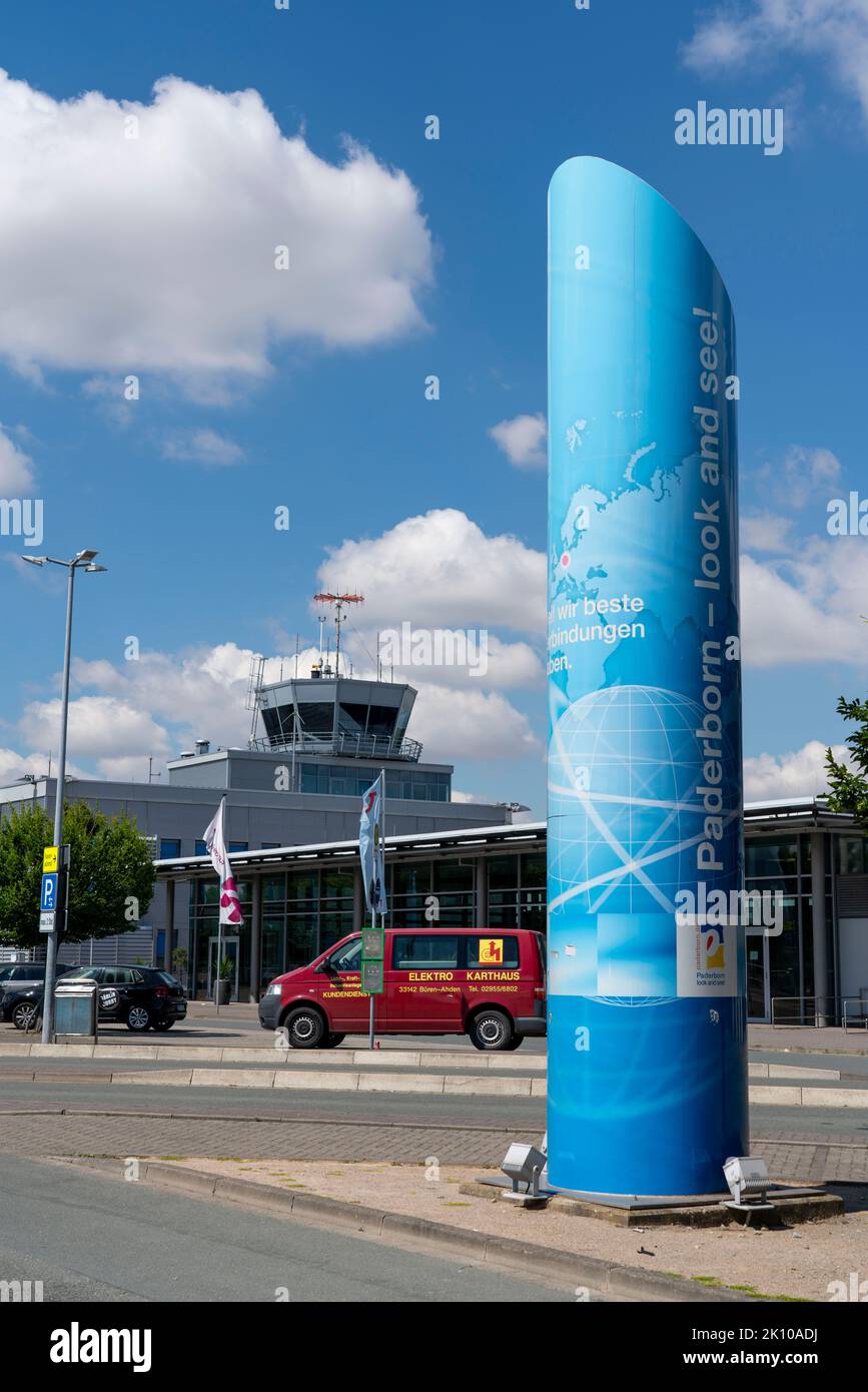Paderborn-Lippstadt Airport, regional airport, terminal building NRW ...