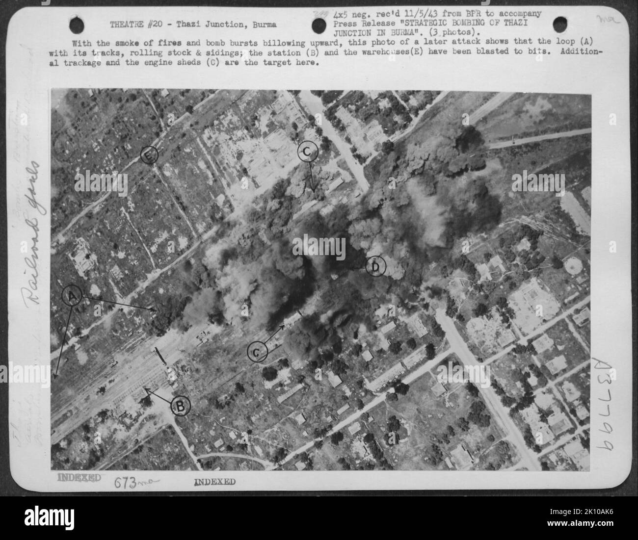 Aircraft, Burma, India & Bombing Stock Photo - Alamy