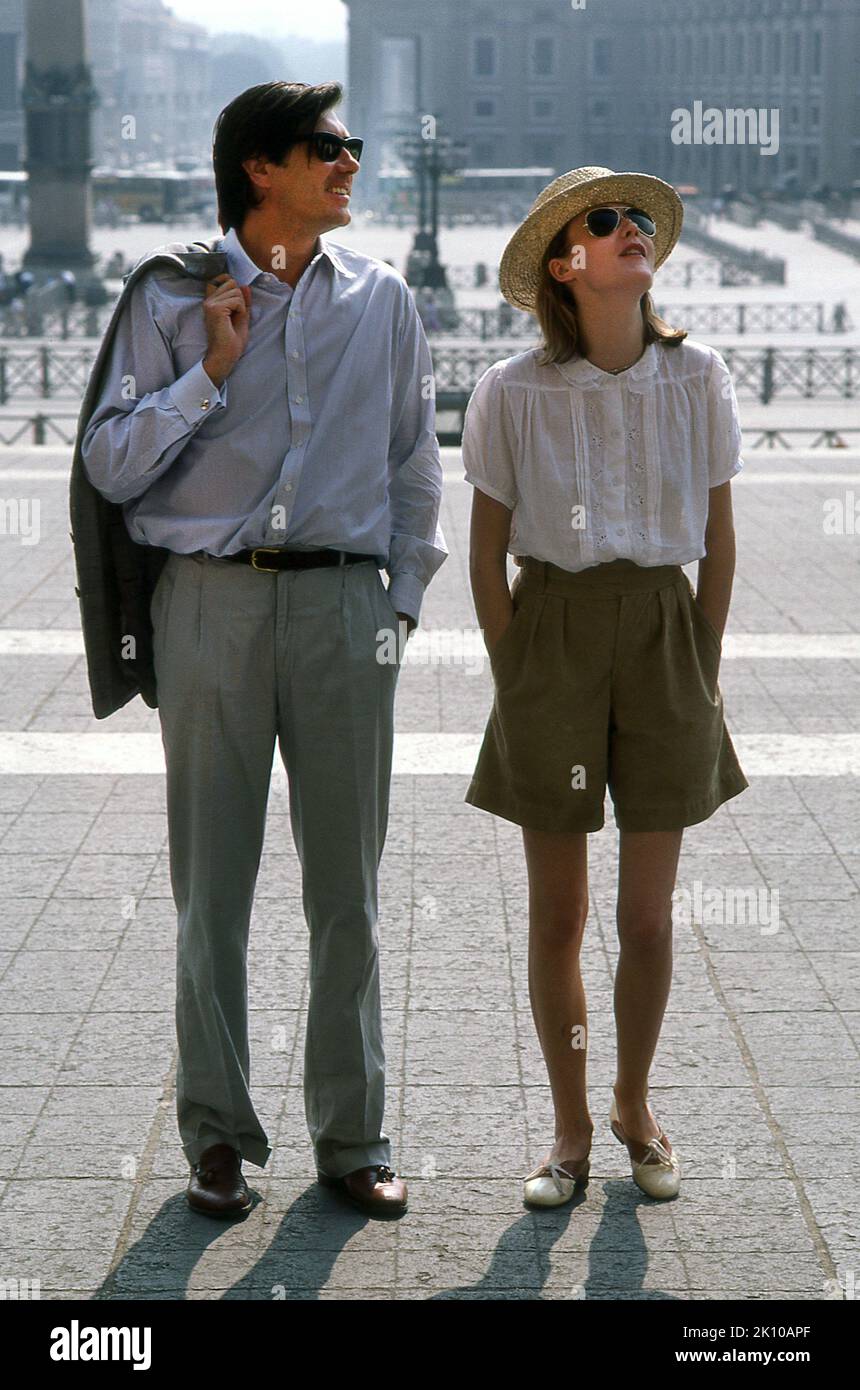 Bryan and Lucy Ferry in Rome 1982 Stock Photo - Alamy