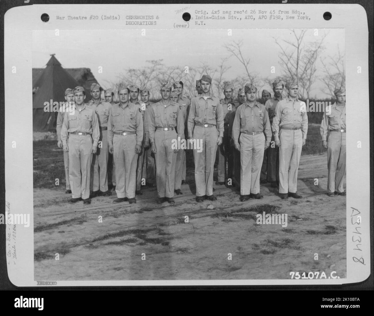 Aircraft, Burma, India &Ceremonies& Decorations, Awards, War Stock ...