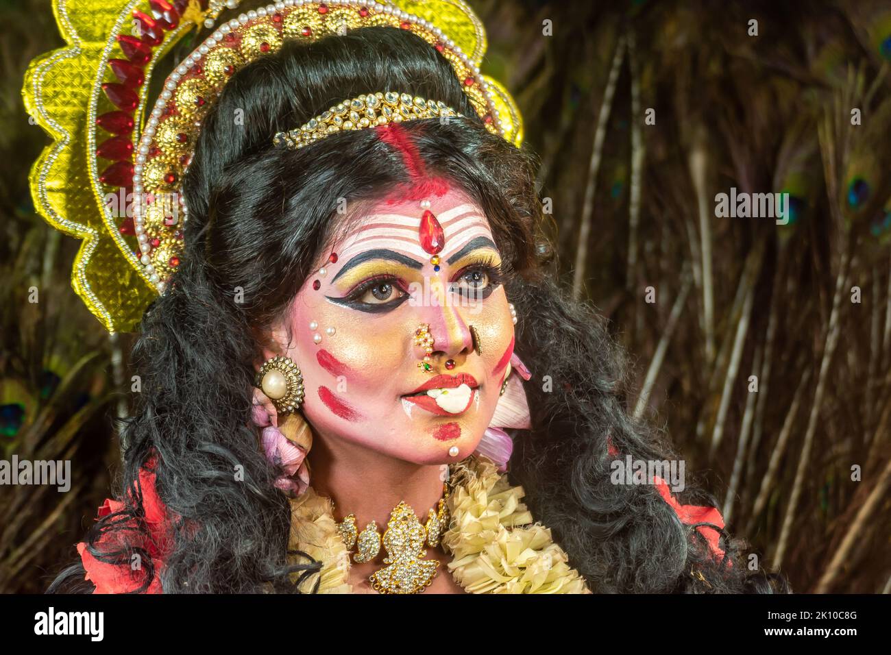 Concept Agomoni,mahalaya shoot-Forms of Parvati with traditional dress ...