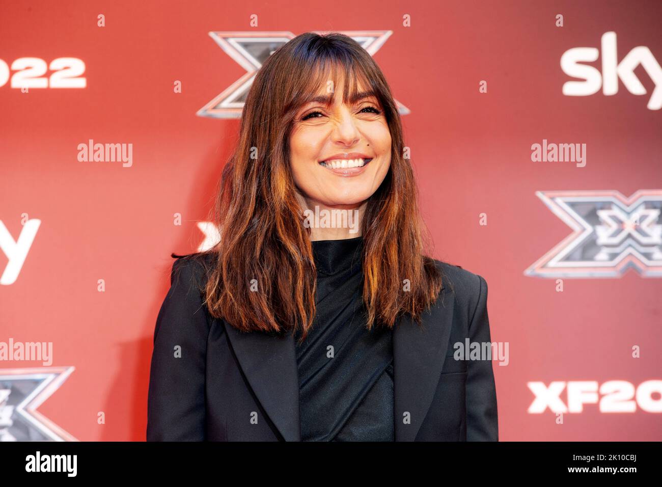 MILAN, ITALY - SEP 13, 2022 : Ambra Angiolini attends the press ...