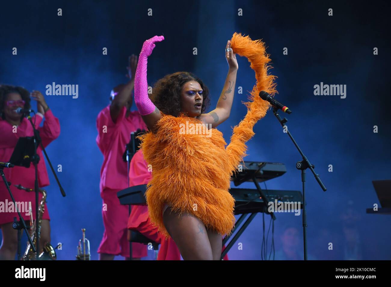 Rio de Janeiro, Brazil,September 11, 2022. Singer and actress Liniker ...