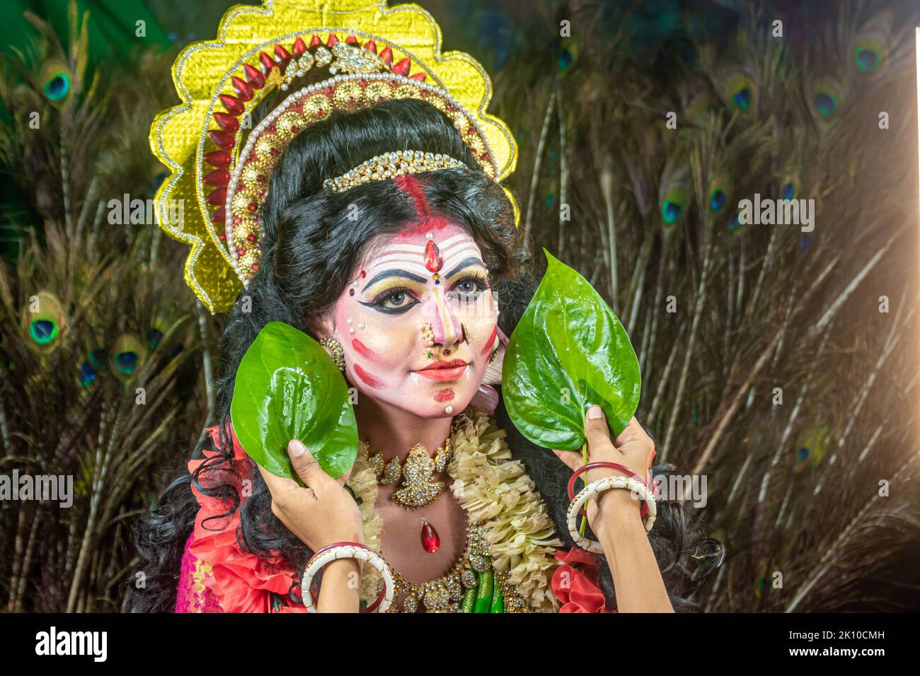 Concept Agomoni,mahalaya shoot-Forms of Parvati with traditional dress ...