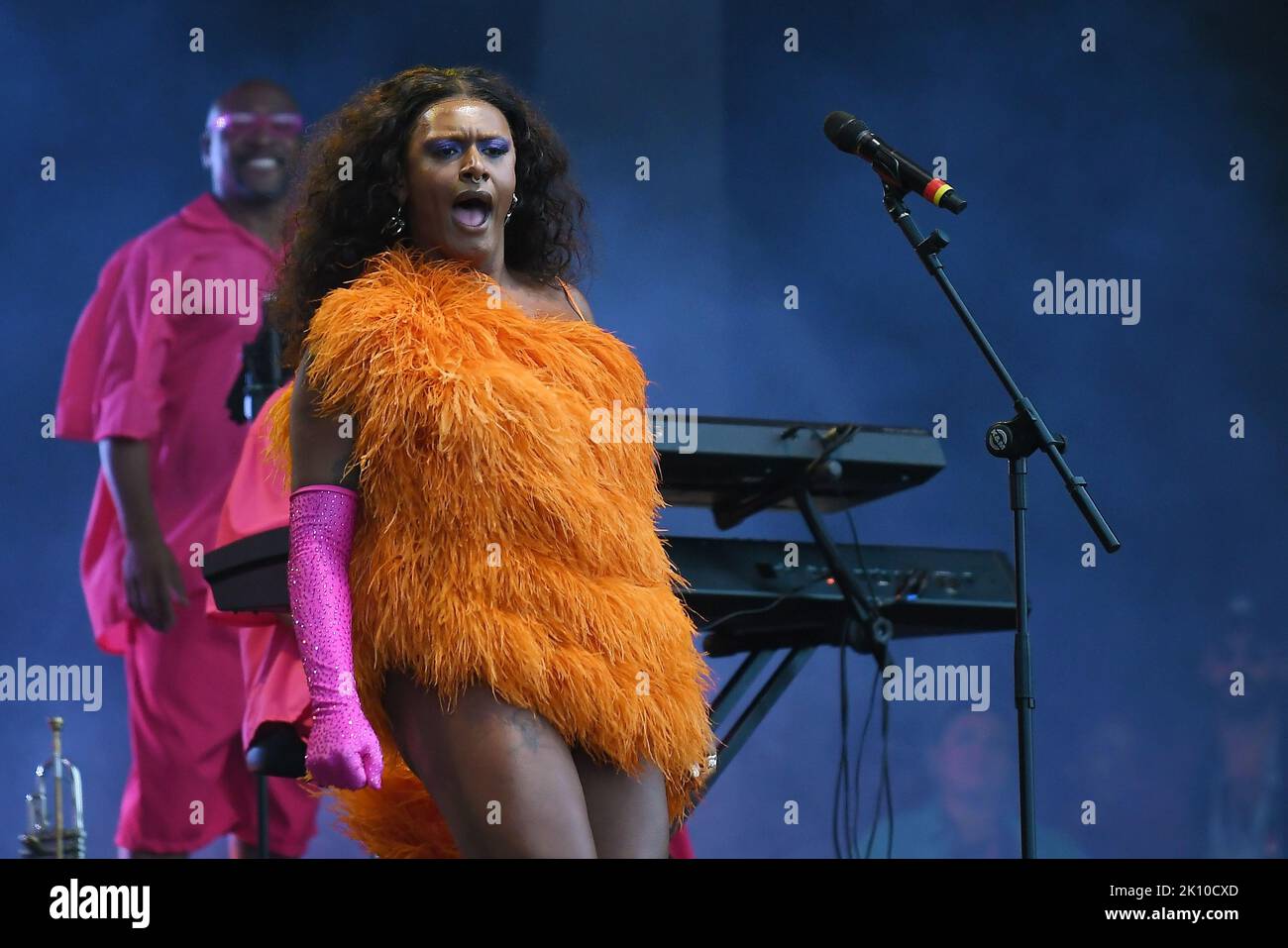 Rio de Janeiro, Brazil,September 11, 2022. Singer and actress Liniker ...