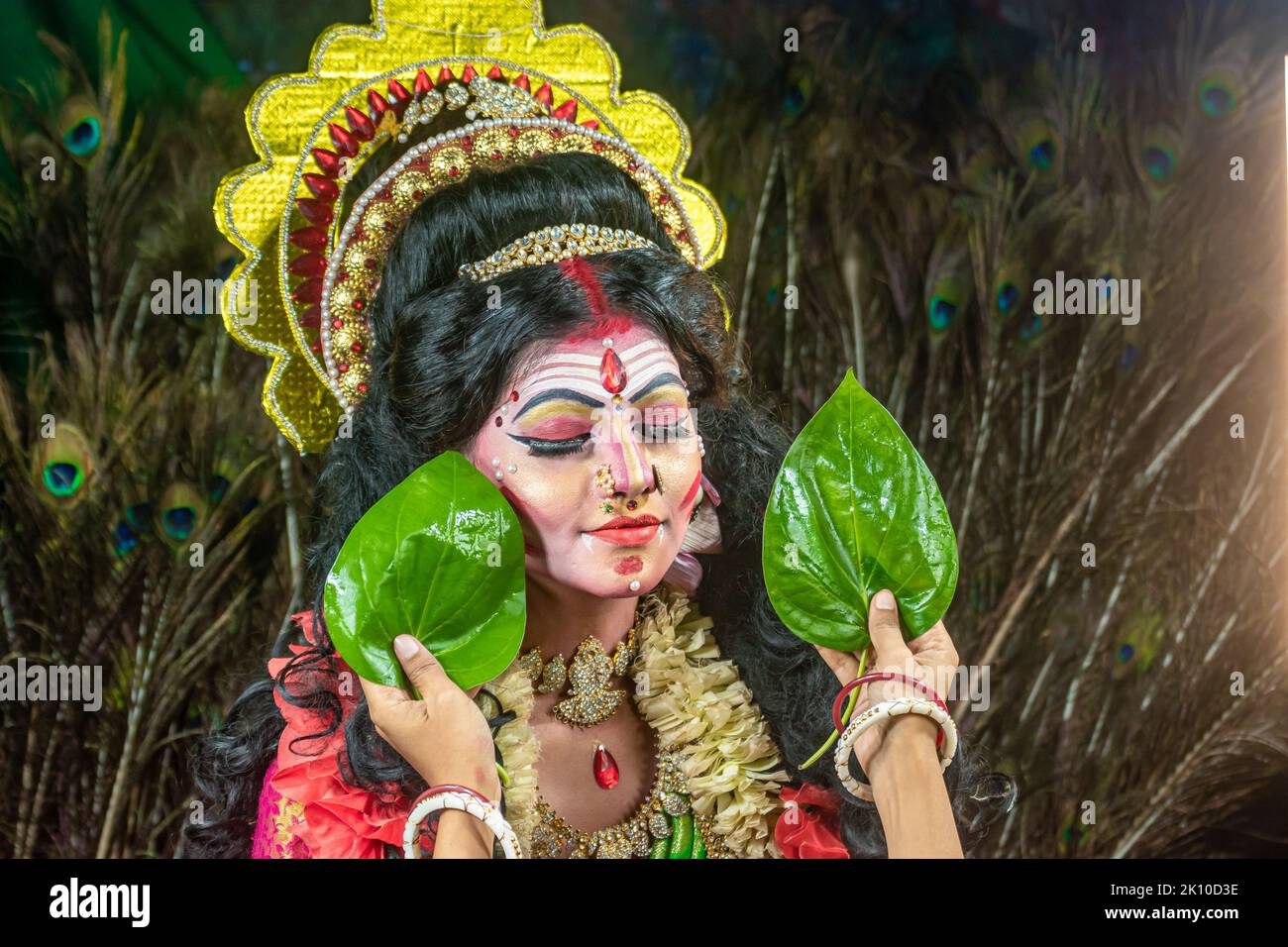 Concept Agomoni,mahalaya shoot-Forms of Parvati with traditional dress ...