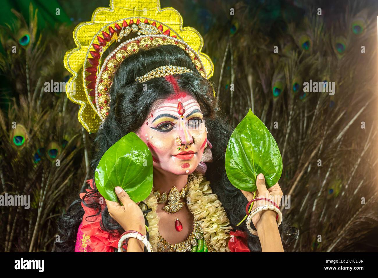 Concept Agomoni,mahalaya shoot-Forms of Parvati with traditional dress ...