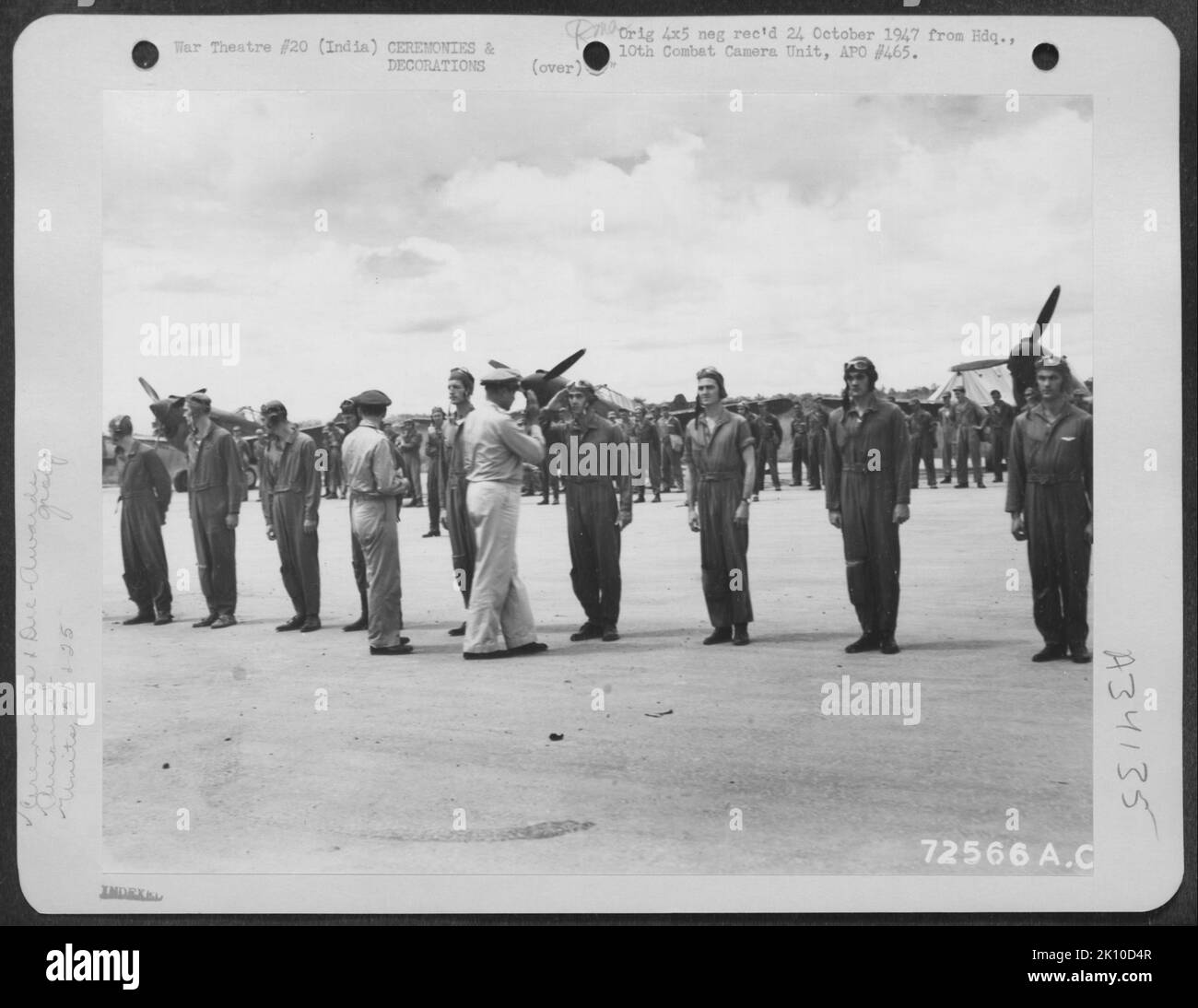 Aircraft, Burma, India &Ceremonies& Decorations, Awards, War Stock ...