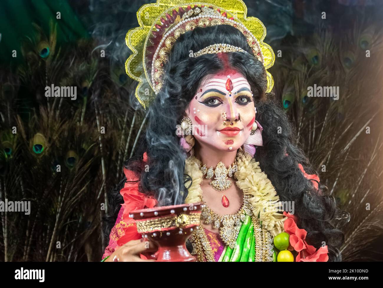 Rituals in durga puja festival hi-res stock photography and images - Alamy