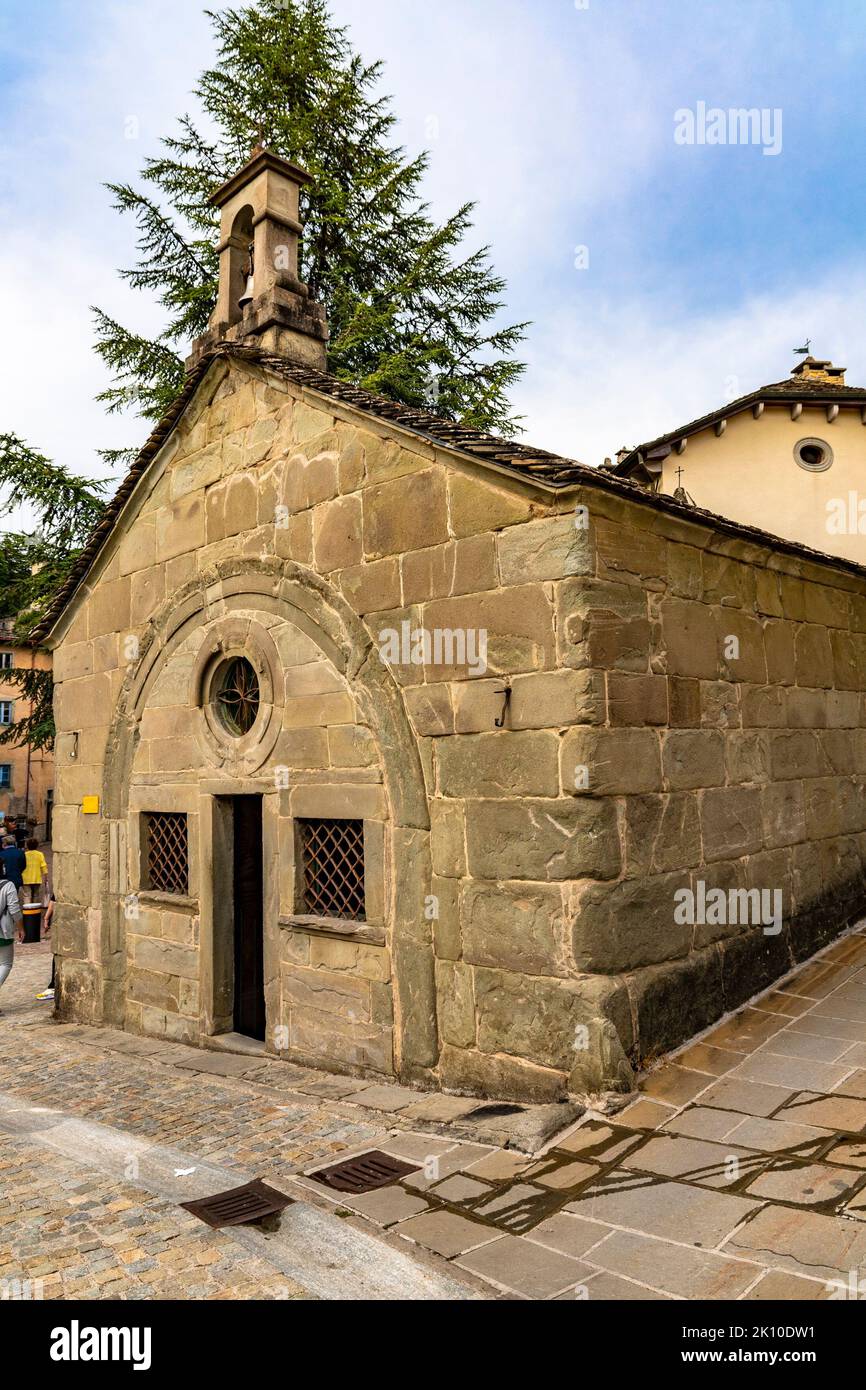 Oratory of San Rocco in Fiumalbo Stock Photo - Alamy
