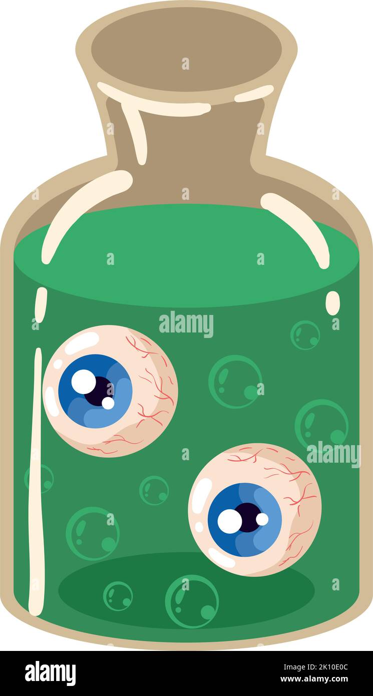 halloween potion with eye Stock Vector Image & Art - Alamy