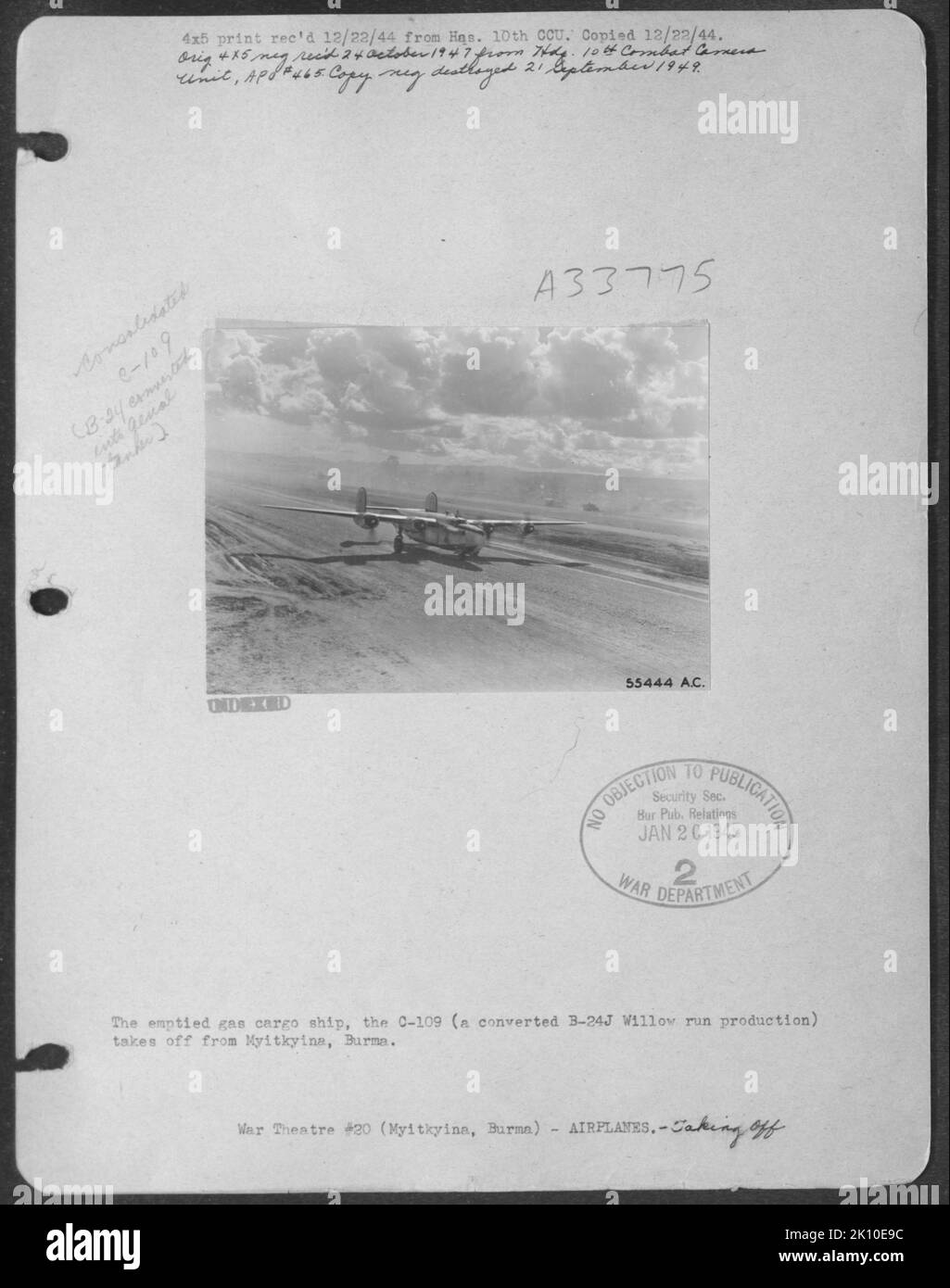 Aircraft, Burma, India &Aircraft, TAKE-OFF,BOEING War Stock Photo - Alamy