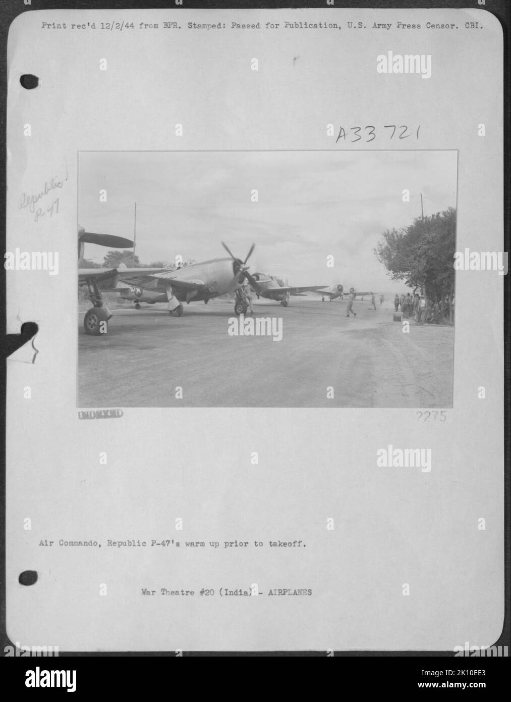 Aircraft, Burma, India &Aircraft, GROUND,REPUBLIC War Stock Photo - Alamy