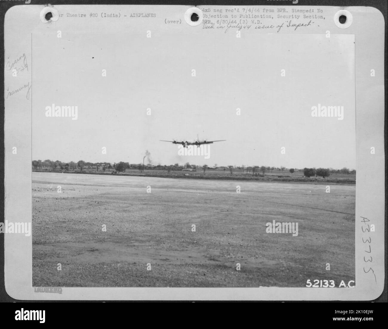 Aircraft, Burma, India &Aircraft, LANDING,BOEING War Stock Photo - Alamy
