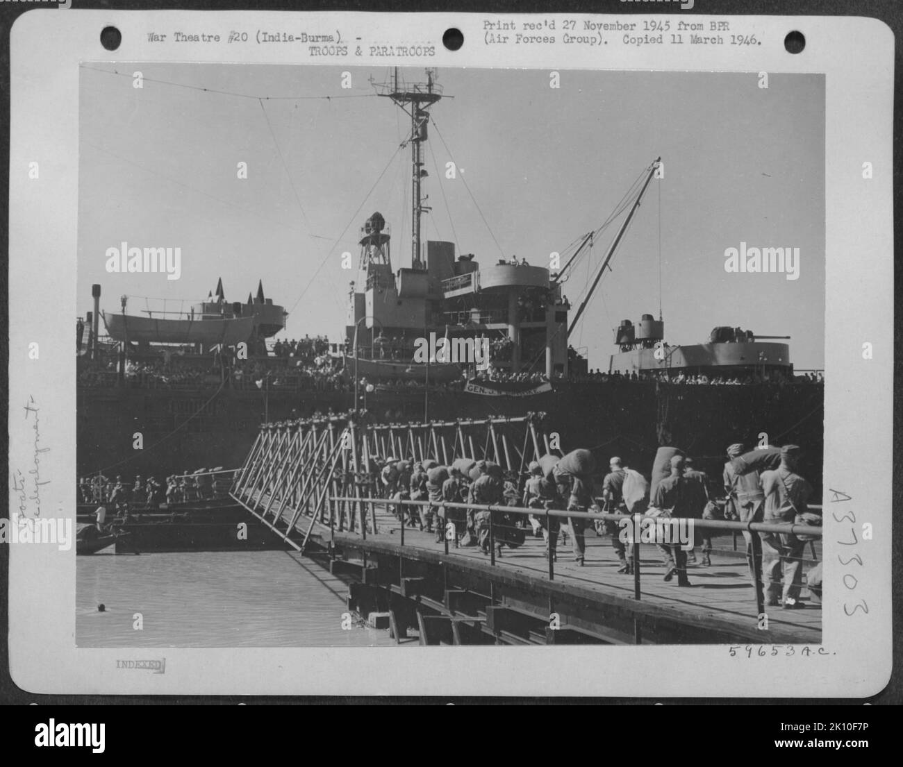 Aircraft, Burma, India &Troops &Paratroops Stock Photo - Alamy
