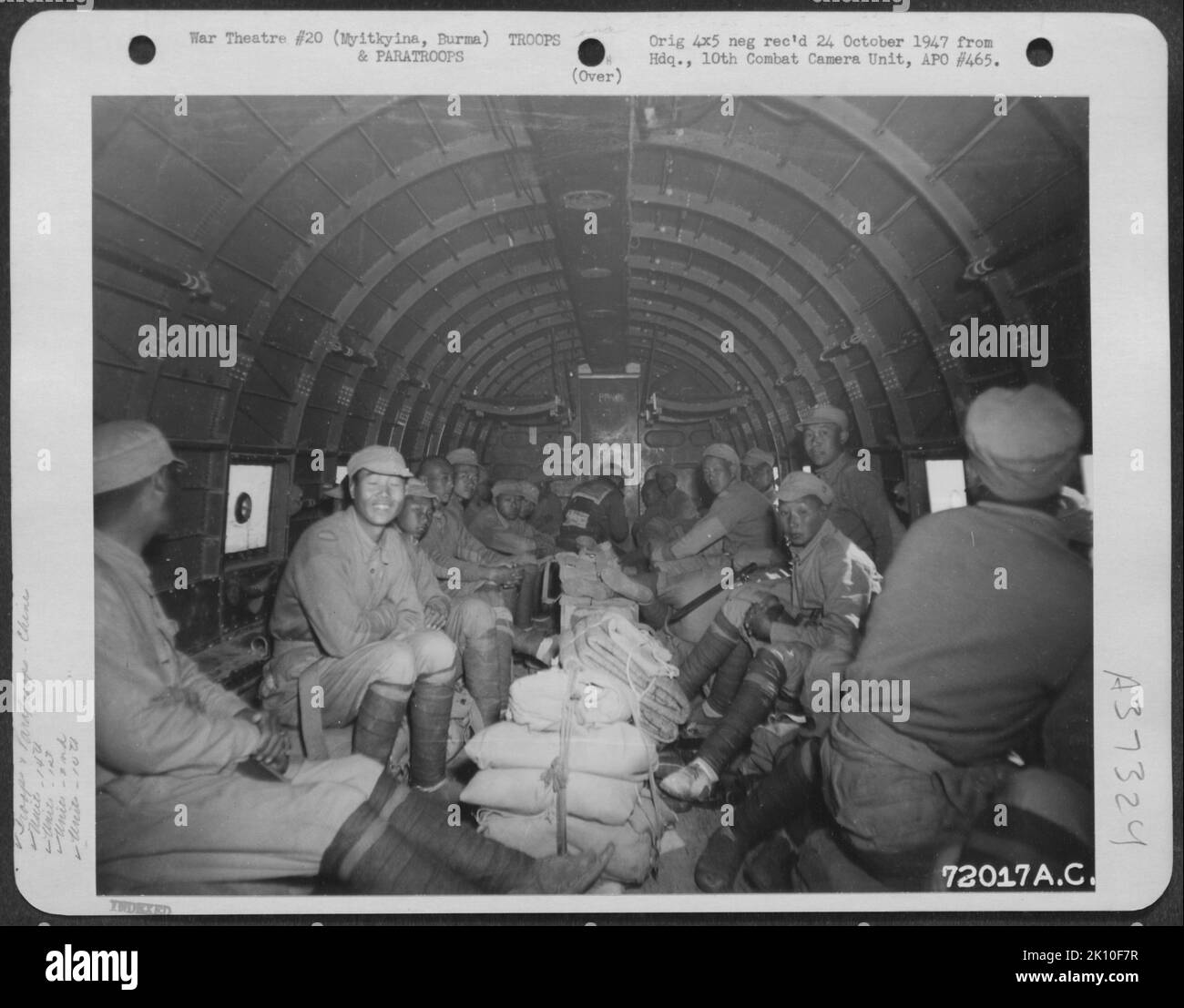 Aircraft, Burma, India &Troops &Paratroops Stock Photo - Alamy