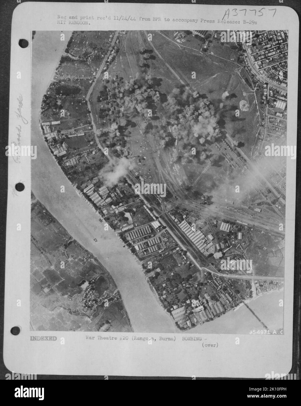 Aircraft, Burma, India & Bombing Stock Photo - Alamy