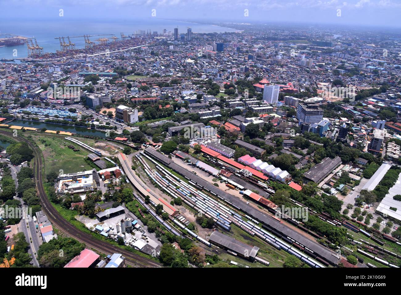 (9/12/2022) View of the Colombo Capital City from the Colombo Lotus ...