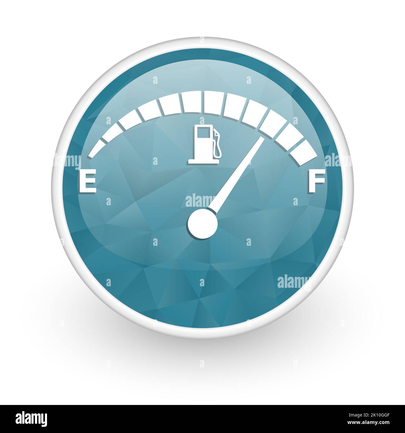 Fuel gauge icon hi-res stock photography and images - Alamy