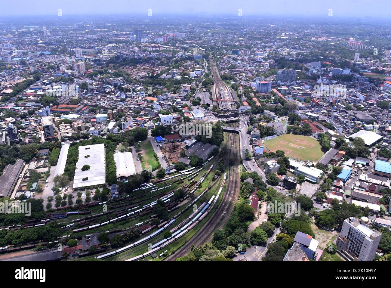 (9/12/2022) View of the Colombo Capital City from the Colombo Lotus ...
