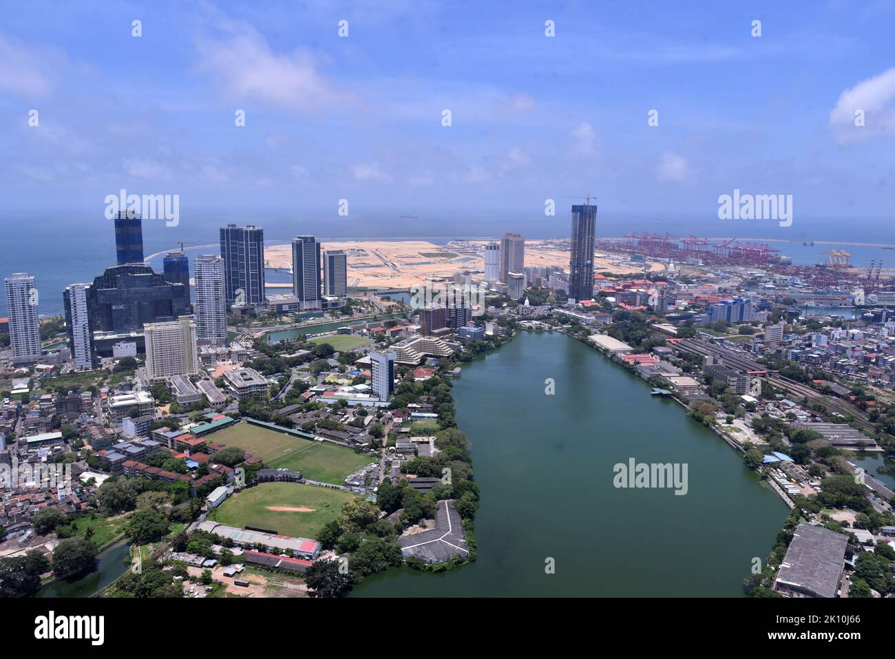 (9/12/2022) View of the Colombo Capital City from the Colombo Lotus ...