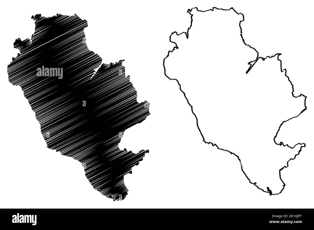 Innoshima island (Japan, East Asia, Japanese archipelago) map vector ...