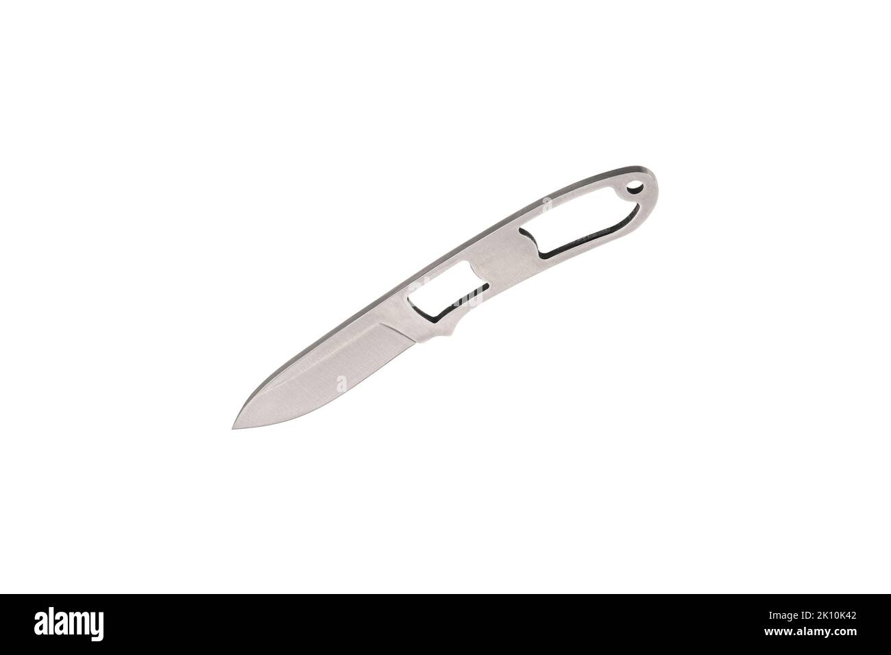 Throwing knife silver. Weapon of a ninja or assassin. Isolate on a ...