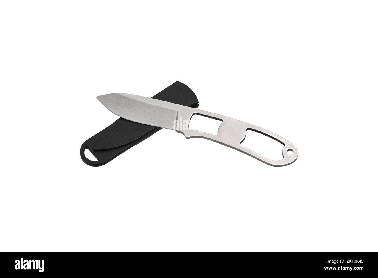 Throwing knife silver. Weapon of a ninja or assassin. Isolate on a ...