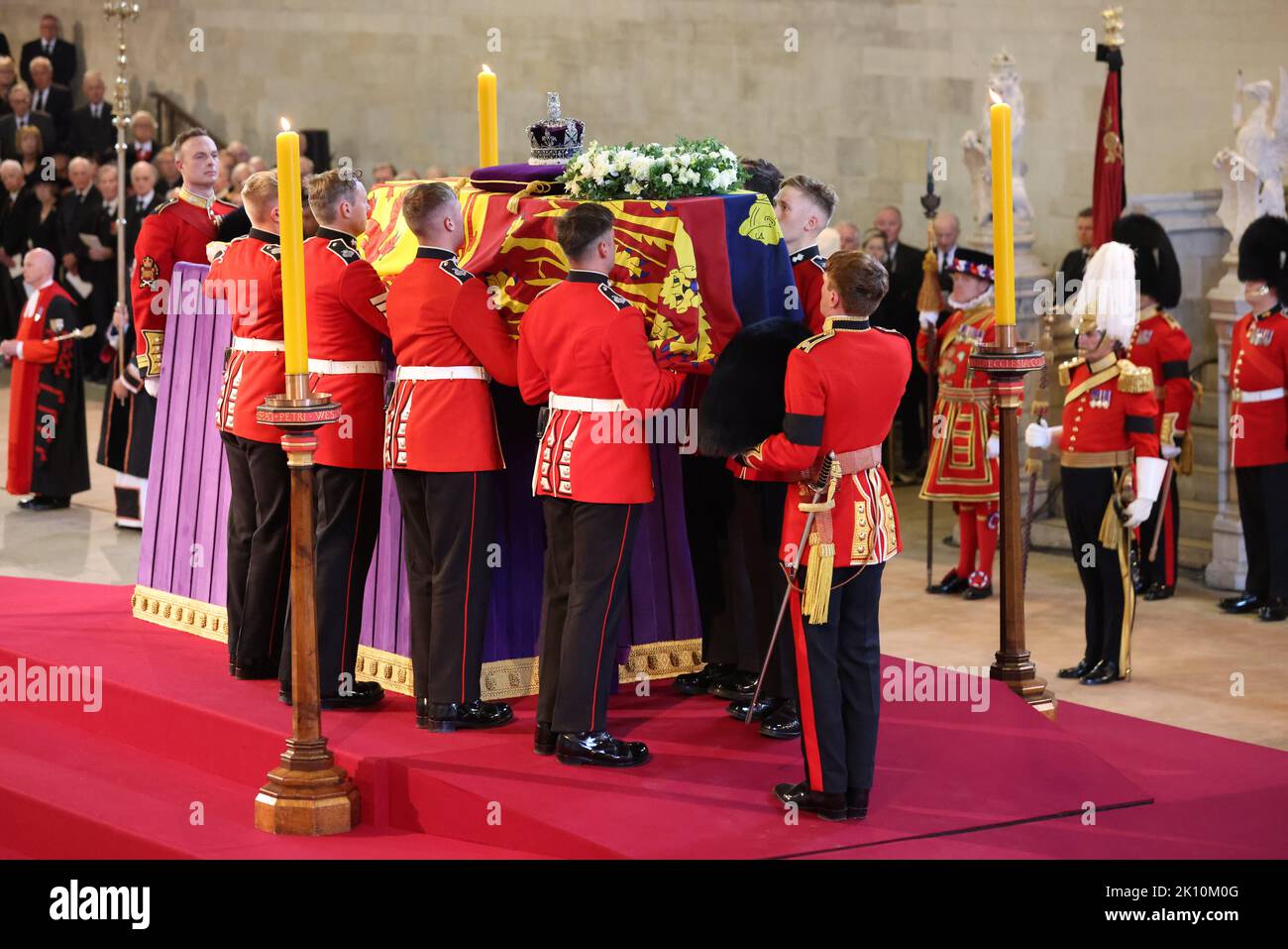 London, UK. 14th September, 2022. PHOTO:JEFF GILBERT Arrival of the ...