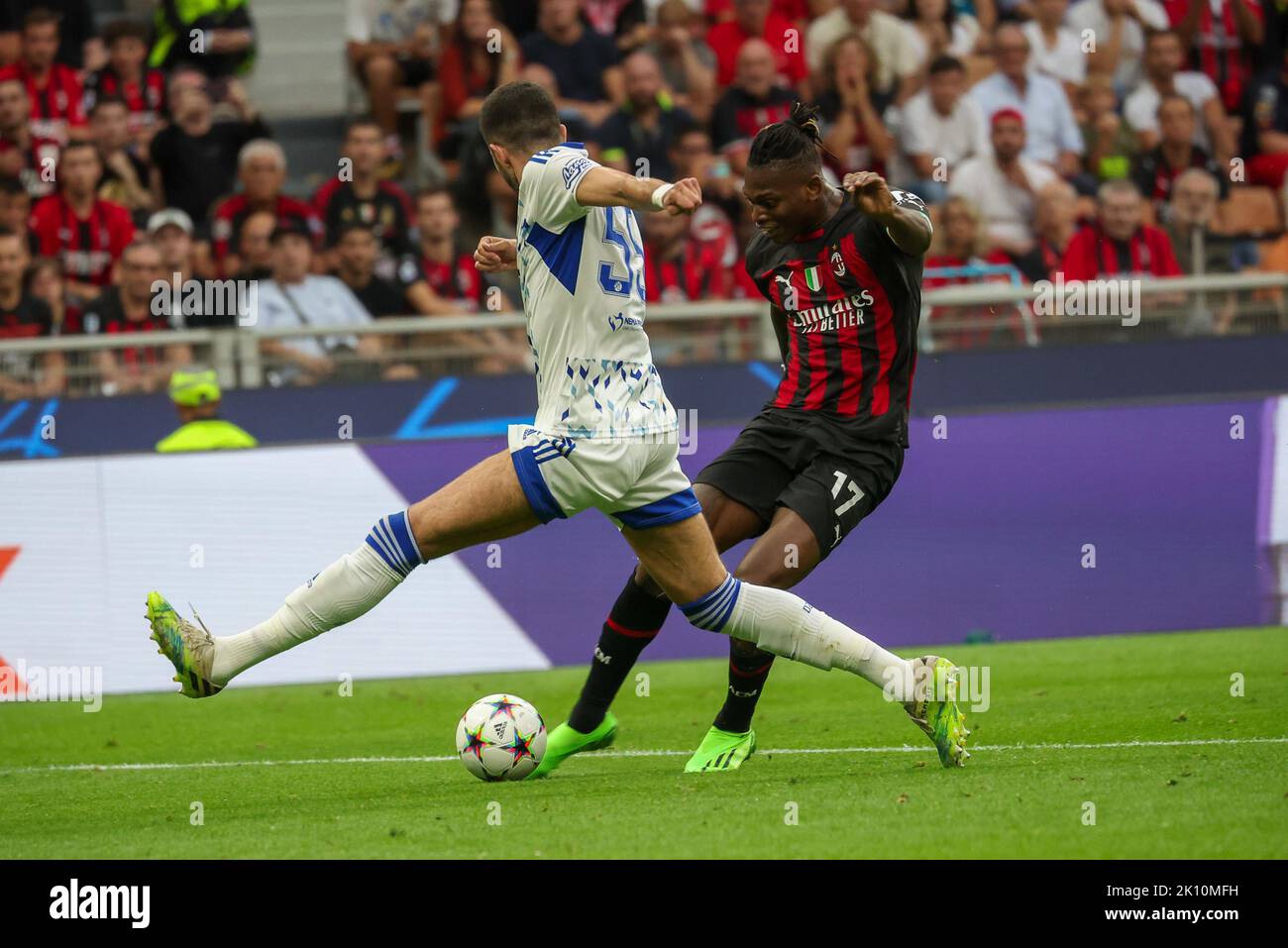 September 14, 2022, Milano, Italia: AC Milan's forward Rafael Leao in ...