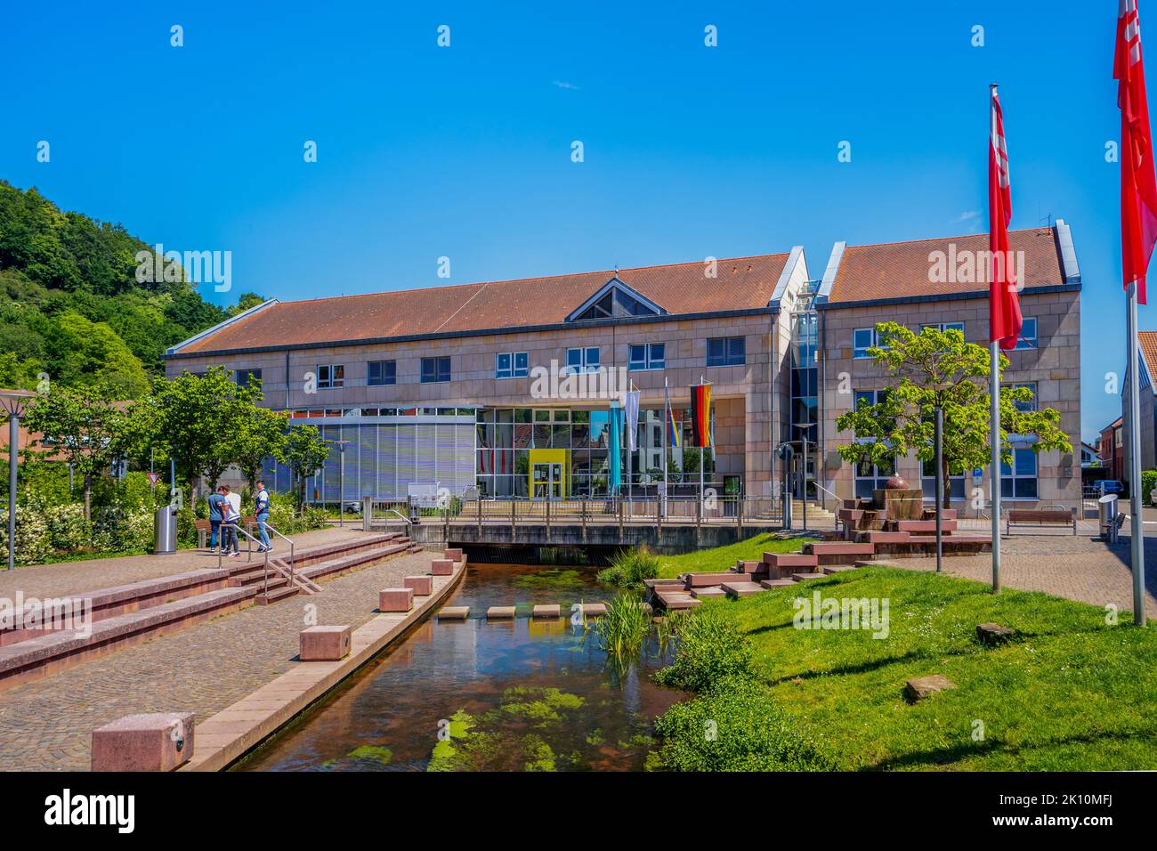 Historical city of Annweiler am Trifels, Germany Stock Photo - Alamy