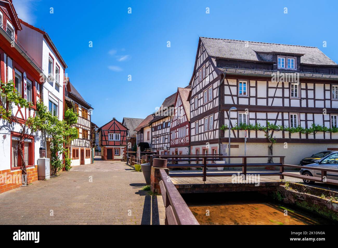 Historical city of Annweiler am Trifels, Germany Stock Photo - Alamy