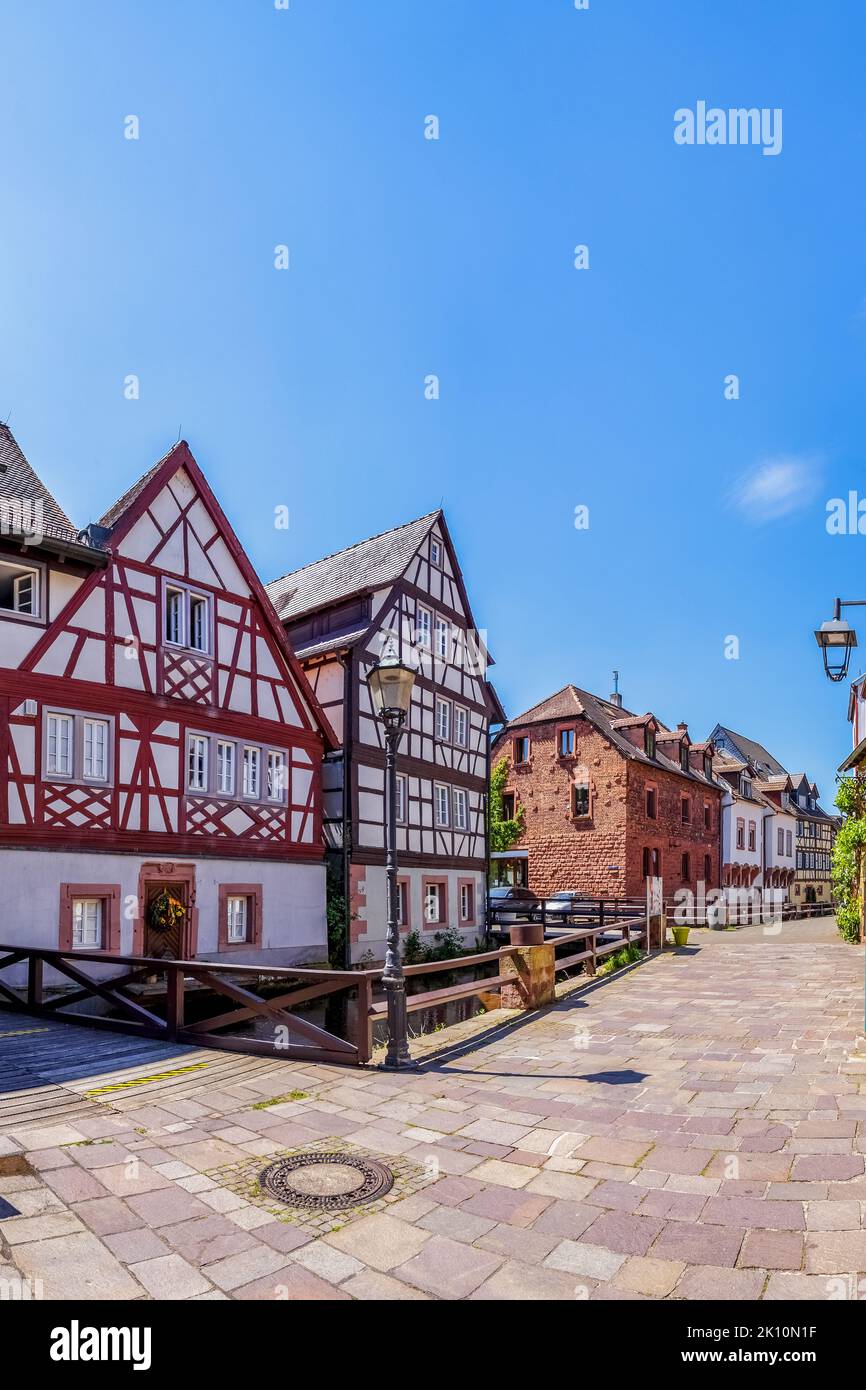 Historical city of Annweiler am Trifels, Germany Stock Photo - Alamy