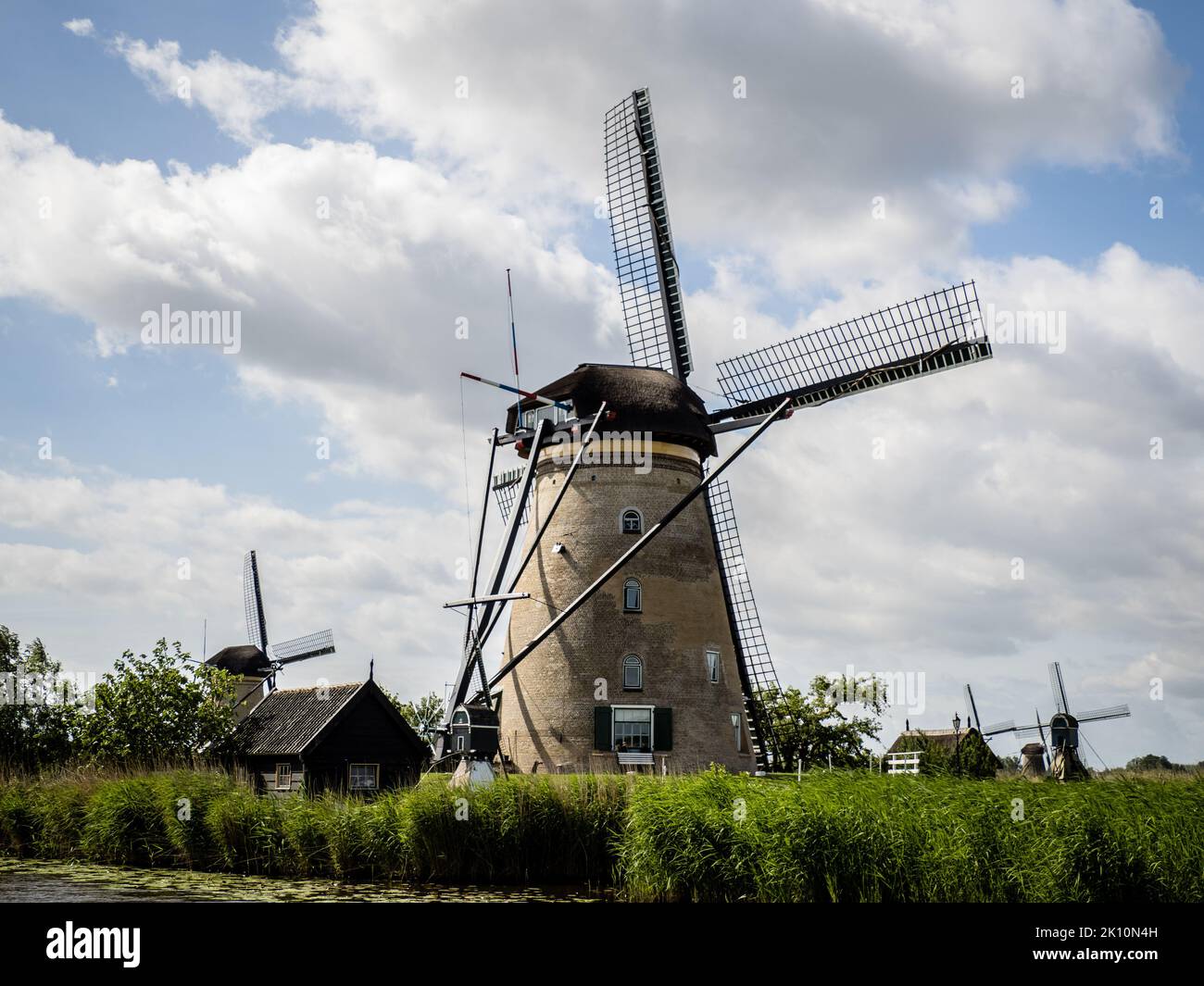Holland dike windmill hi-res stock photography and images - Alamy