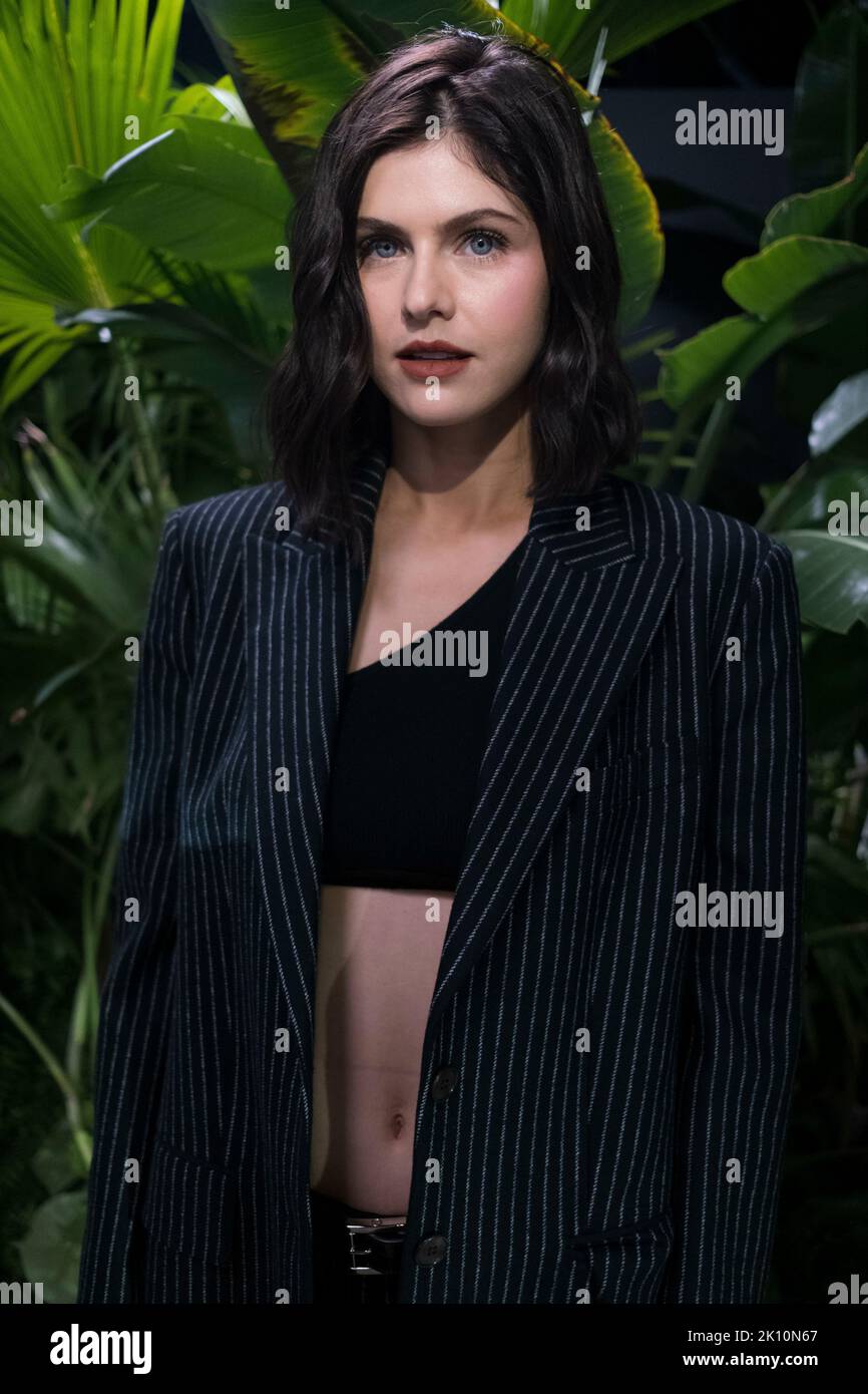 New York, USA. 14th Sep, 2022. Alexandra Daddario at Michael Kors SS23 ...